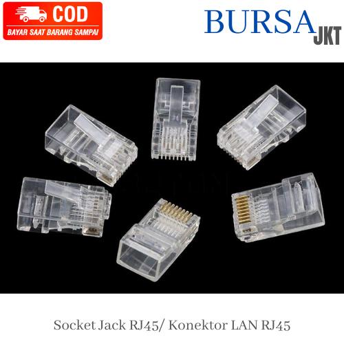 Jual Konektor RJ45 LAN. Connector RJ 45. SATUAN ECERAN - Jakarta Barat ...