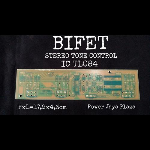 Jual Pcb Bifet Stereo Tone Control bahan Fibre Glass pakai IC TL084 ...