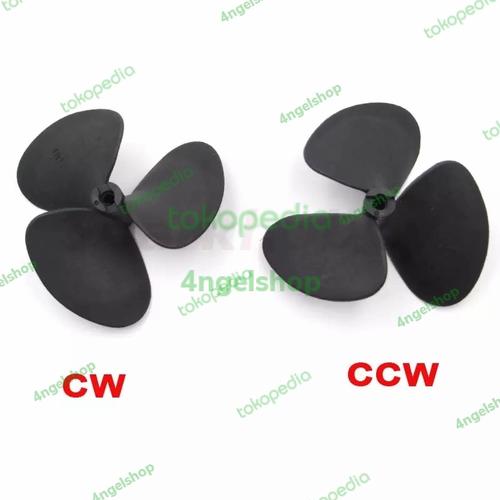 Jual Rc Boat Propeller 3 Blade For Tugboat Fishing boat 80mm Perahu ...
