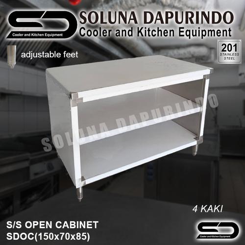 Jual STAINLESS STEEL Open Cabinet / SDOC150 / Meja Stainless - Kota ...