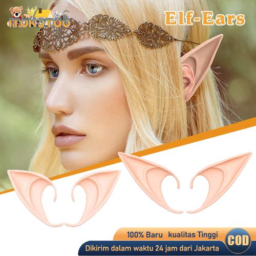 Jual 2pcs Telinga Elf Kuping Palsu Elf Ears Aksesoris Cosplay - Small ...
