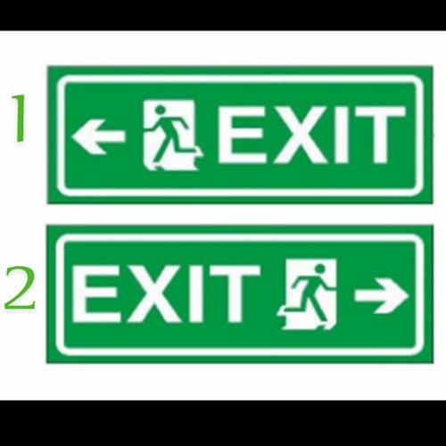 Jual stiker EXIT PANAH 30X10CM sigm rambu k3 - Jakarta Utara - SGG ...