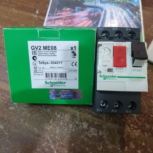 Jual GV2ME08 2.5-4A MOTOR CIRCUIT BREAKER SCHNEIDER - Jakarta Pusat ...