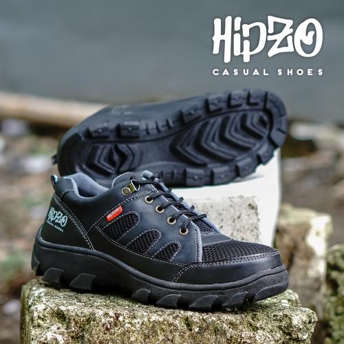 Jual Sepatu Boots Pria Hipzo M 051 Original Kulit Safety Kerja Biker ...