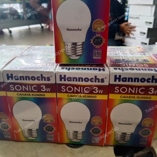 Jual LAMPU LED BOHLAM HANNOCHS 3 WATT 3W KUNING WARM WHITE SONIC ...