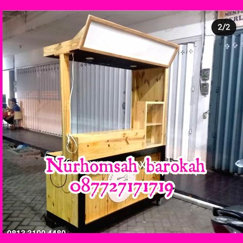 Jual gerobak/gerobak kayu/gerobak murah/gerobak kayu jatibelanda ...