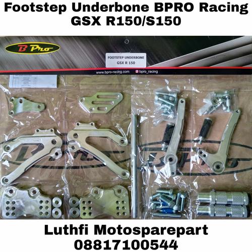 Jual Footstep Underbone BPRO Racing GSX R 150 / GSX S 150 - Silver ...
