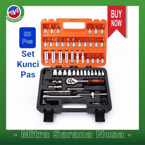 Jual Set Kunci Pas Tool Kit 53 In 1 Free Box - Kota Bekasi - Mitra ...