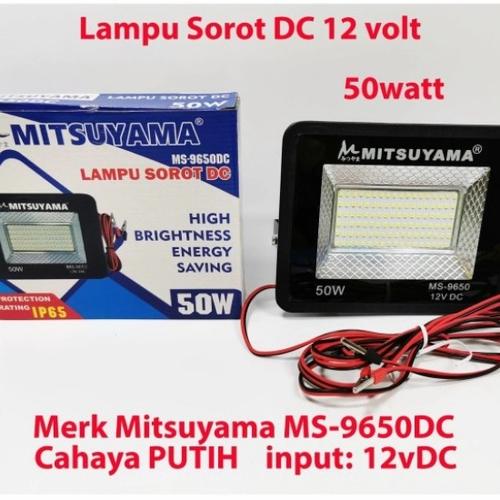 Jual Lampu Sorot DC 50 Watt Mitsuyama MS-9650 DC/ Lampu Tembak - 10 Watt - Jakarta Timur ...