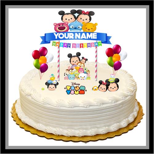 Jual topper happy birthday hiasan kue ulang tahun TSUM TSUM 2 - Kota ...