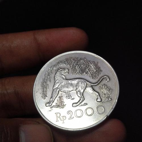 Jual SILVER COIN/KOIN PERAK 2000 MACAN 1974/UANG KUNO/ANTIK/LANKA ...