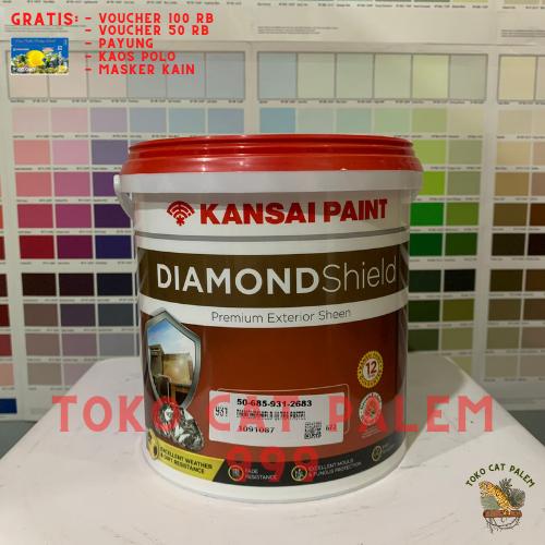 Jual KANSAI PAINT DIAMOND SHIELD 2, 5Liter CAT TINTING / PUTIH EXTERIOR ...