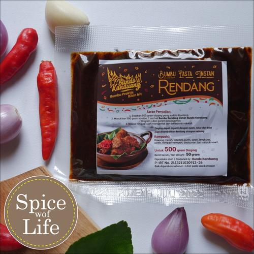 Jual Bumbu pasta Rendang resep minang Bundo Kanduang - Kab. Bogor - SpicewofLife | Tokopedia