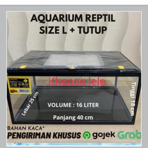 Jual Aquarium Nikita Reptil L pendek+Tutup kandang hamster,kura-kura,ular - Jakarta Timur - Toko ...