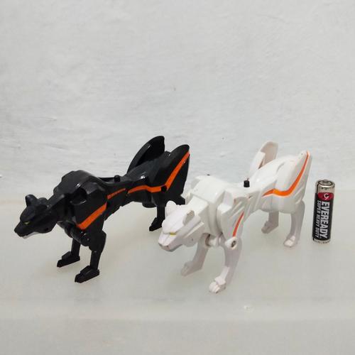 Jual Power Rangers Jungle Fury DX "Black Leopard & White Puma Animal ...