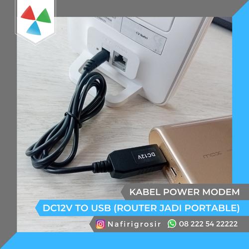 Jual KABEL POWER MODEM TO USB DC 12V STEP UP ROUTER ORBIT STAR KE ...
