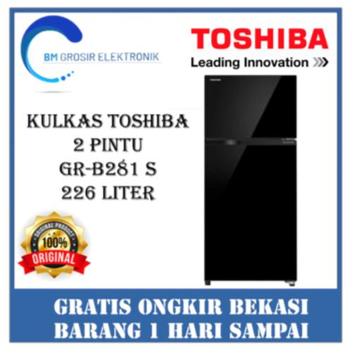 Promo TOSHIBA KULKAS 2 PINTU GR B281 / GR-B281 / 226 LITER - Kota Bekasi - BM Grosir Electronic ...
