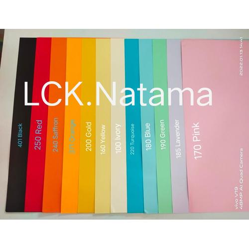 Jual SINAR DUNIA Kertas spektra A4 80gsm isi 5 lembar - 401 Black - Kab ...