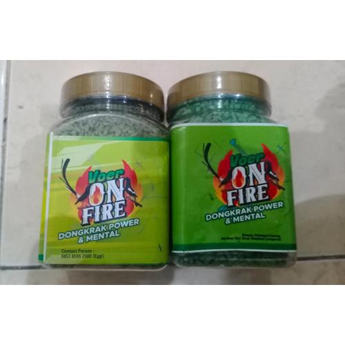 Jual VOER ON FIRE HIJAU DONGKRAK POWER DAN MENTAL JUARA UNTUK MURAI ...