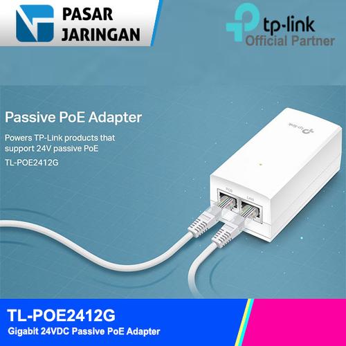 Jual TP-LINK TL-POE2412G Gigabit 24VDC Passive PoE Adapter - Jakarta ...
