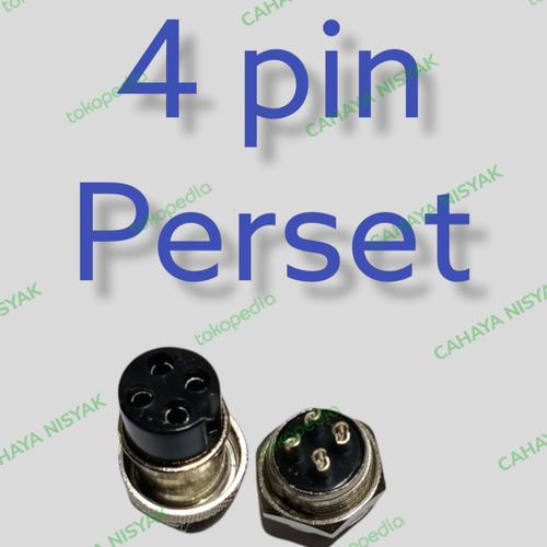 Jual Konektor CB 4 PIN connector jack jak jek jeck soket conector 4 P ...