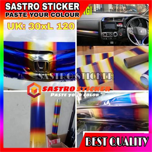 Jual Sticker Titanium Grill mobil/Sticker transparan pelangi - Kab ...