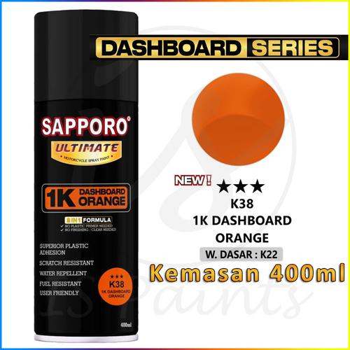 Jual Cat Aerosol Sapporo Ultimate K38 (1K Dashboard Orange) @400cc ...