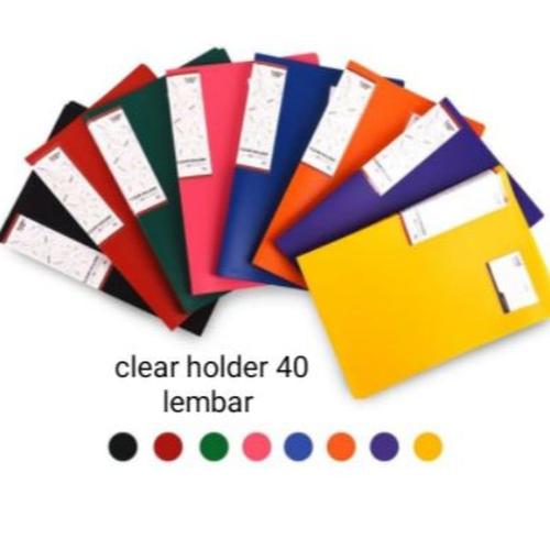 Jual Clear holder / Dokumen keeper isi 40 pocket folio (f4) - Jakarta ...