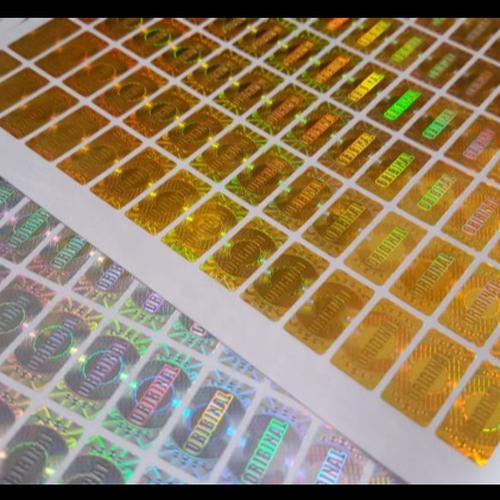 Jual Stiker Hologram 3D Original 2 x 1 cm Gold & Silver - Jakarta Timur ...