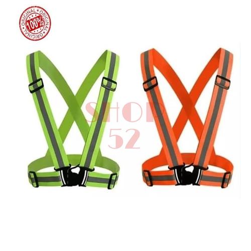 Jual Rompi V Karet Elastis Proyek Reflective Stripe Safety Sepeda dan ...