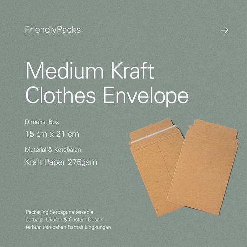 Jual Medium Clothes Envelope Packaging / Shirt Packaging / Kemasan Baju ...
