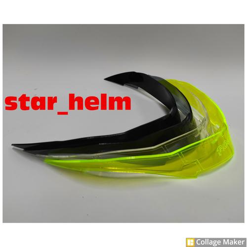 Jual Spoiler Helm KYT X Rocket | Spoiler Helm KYT XRocket - HITAM GLOSY ...