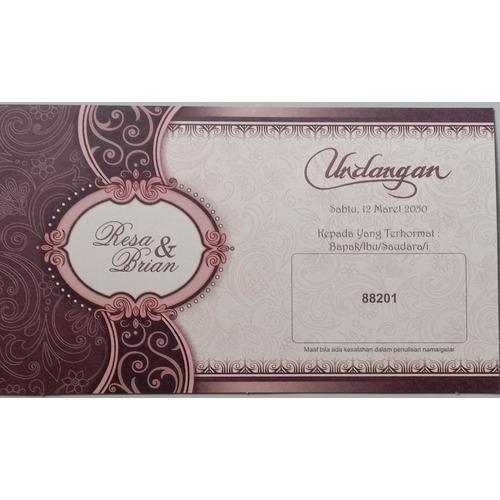 Jual Blangko Undangan Pernikahan ERA BARU / ERBA 88201 COVER Harga ...