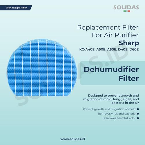 Promo Replacement Filter Air Purifier Sharp KCA60,50,40 / Dehumidifier ...