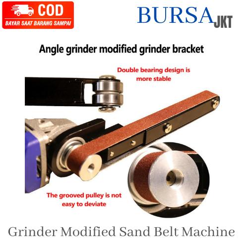 Jual Handheld Air Belt Sander Adaptor Gerinda Tangan Konverter Grinder ...