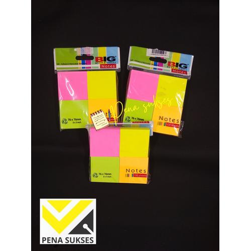 Jual Kertas Sticky Notes Warna - Warni Merk Big - Kab. Sidoarjo - Pena ...