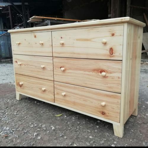 Jual laci natural 6 susun/ laci kayu jati Belanda - natural - Kota ...