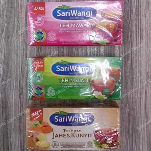 Jual Sari wangi teh celup TEH MAWAR /TEH MELATI/JAHE & KUNYIT ...