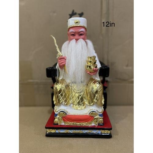 Jual Patung dewa datuk datuk kong pegang keris 12 inch kayu 01 ...