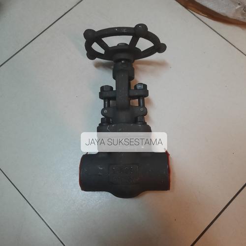 Jual Globe Valve Carbon Steel 1" inch Socket Weld Class 800 / Globe SW ...