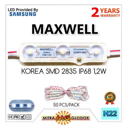 Jual LED MODULE MAXWELL SAMSUNG 3 MATA PUTIH DOVE IP68 OUTDOOR KOREA - H22 - Jakarta Selatan ...