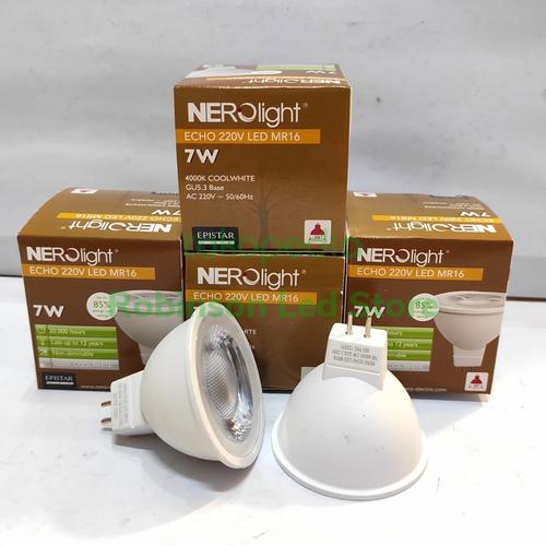 Jual NEROLIGHT LAMPU MR16 COB SPOT HALOGEN LED TUSUK 7W 7WATT 220V 7 WATT - COOLWHITE 4000K ...