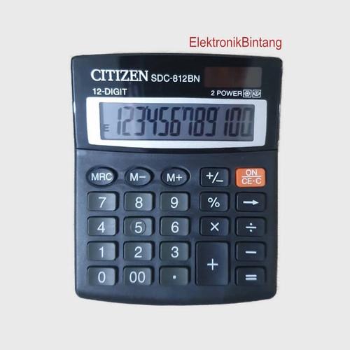 Jual Kalkulator Citizen SDC 812BN - Kalkulator Kecil 12 Digit - Jakarta ...