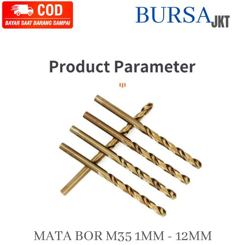 Jual MATA BOR BESI M35 GOLD MELUBANGI BESI STAINLESS STEEL 7 MM ...