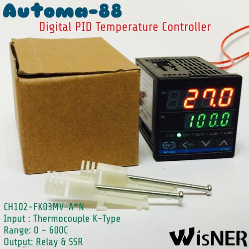 Jual WISNER CH102 Digital PID Temperature Controller 0-600C K-Type - Kab. Bekasi - Automa-88 ...
