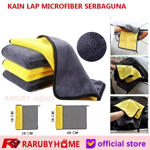 Jual Kain Lap Cuci Mobil Motor Microfiber Lap Cuci Piring Dapur Anti ...