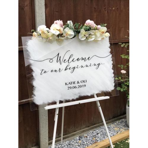 Jual welcome sign wedding / Wedding Sign - Standing Kayu - Jakarta ...