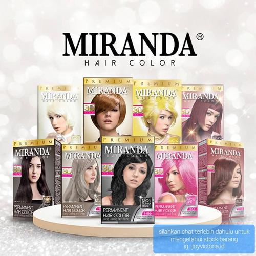 Jual MIRANDA HAIR COLOR PREMIUM PEWARNA CAT SEMIR RAMBUT PERMANENT ...