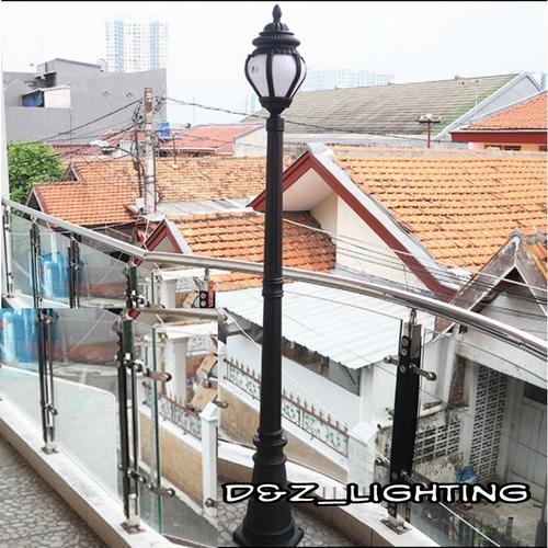 Jual lampu taman tiang outdoor - lampu taman tiang tinggi 3048 A - Gold ...