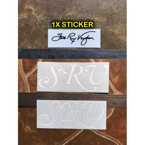Jual SRV Stevie Ray Vaughan Signed Sticker Signature Autograph Logo ...